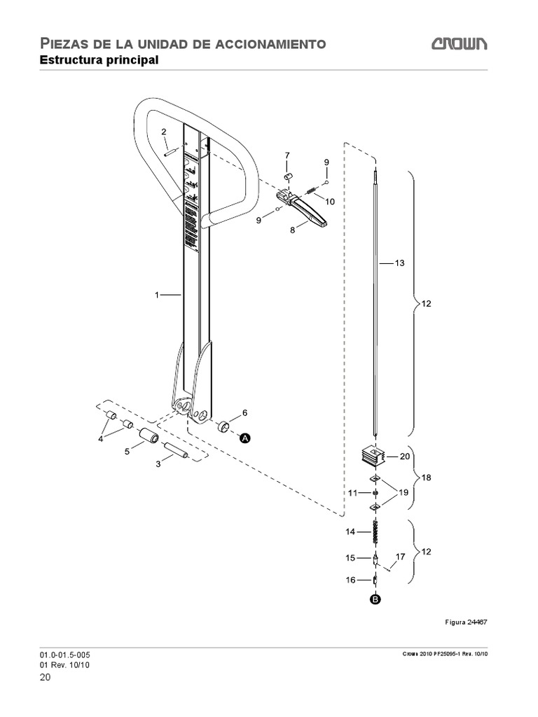 Manual de Partes PTH-50 | PDF | Máquinas | Ingeniería mecánica