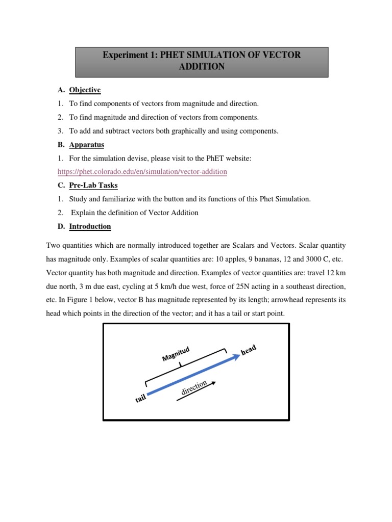 Vector Addition Lab 1 | PDF Vector Addition Lab 1 | PDF