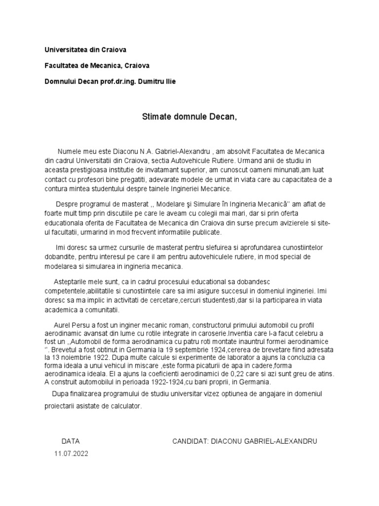 Eseu Motivational | PDF