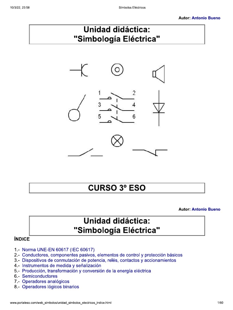 Simbolos IEC 60617 | PDF