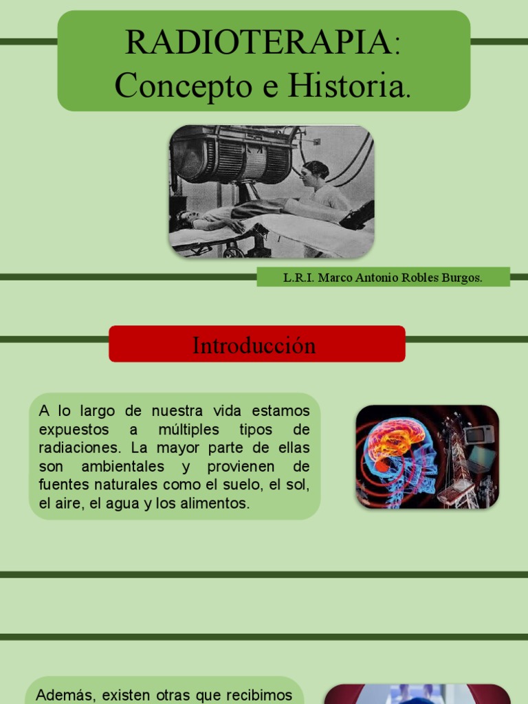Radioterapia: Una historia de evolución tecnológica en el tratamiento del cáncer | PDF | Terapia ...