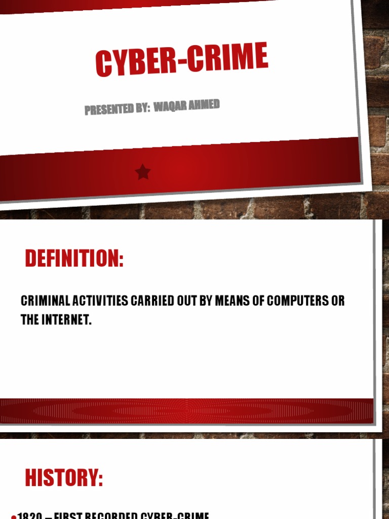 Cyber Crime | PDF | Cybercrime | Security