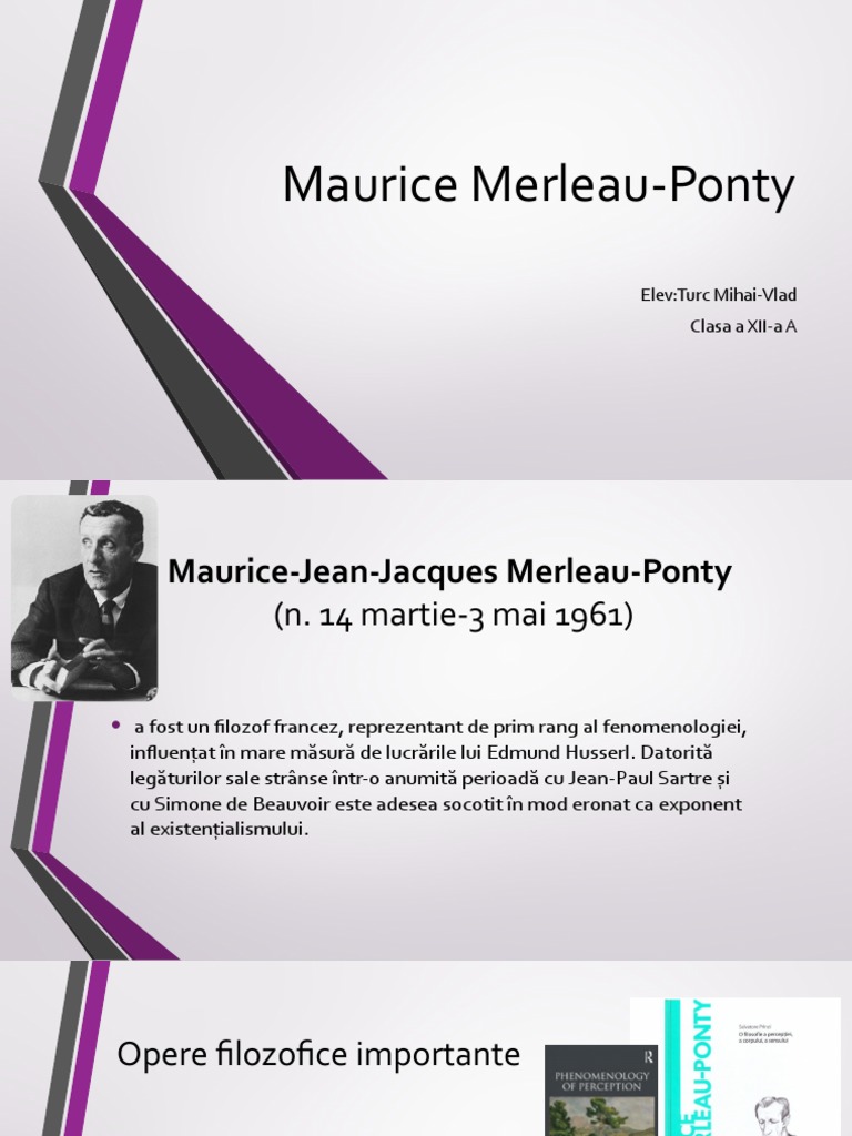 Maurice Merleau Ponty | PDF