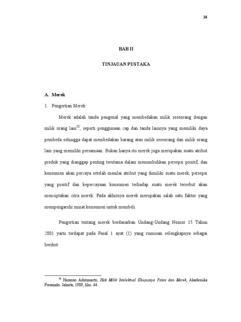 Pengertian dan Unsur Merek | PDF | Komputer