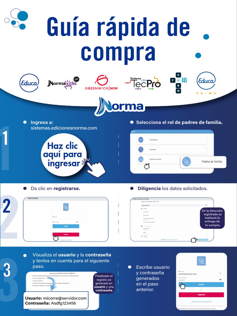 Guia Rapida de Compra - Sistemas Norma | PDF