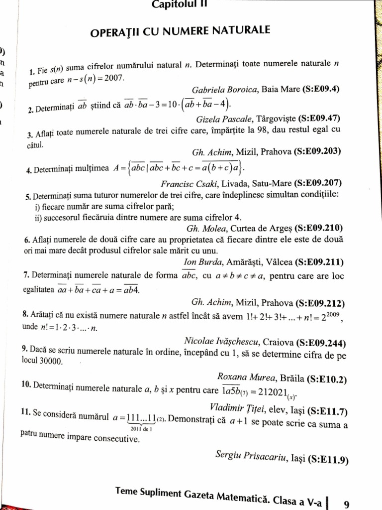 Numere Naturale 06-Jul-2022 08-29-00 | PDF