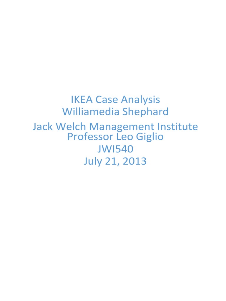 Executive Summary - IKEA | PDF | Marketing | Market Segmentation
