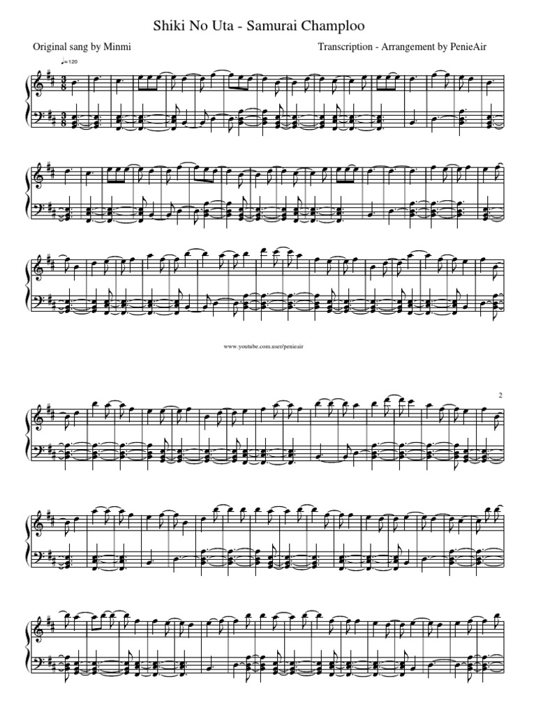 Shiki No Uta Samurai Champloo Pdf