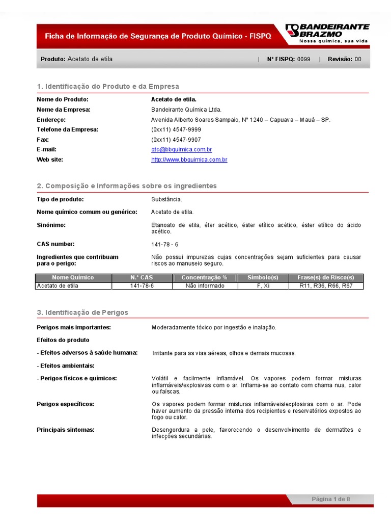 Acetato de Etila | PDF