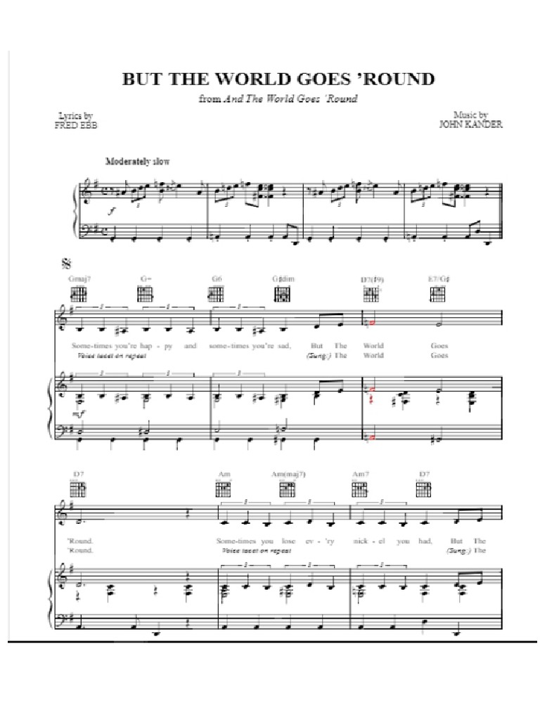 But The World Goes Round | PDF