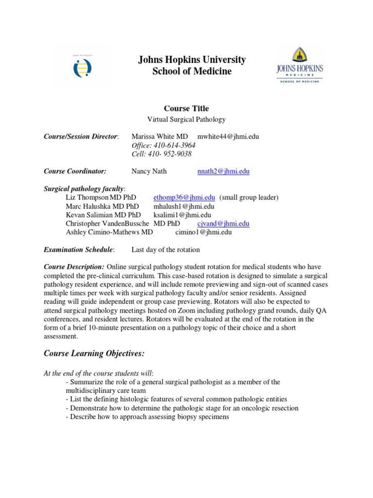 Virtual Surgical Pathology Syllabus | PDF | Pathology | Surgical Pathology