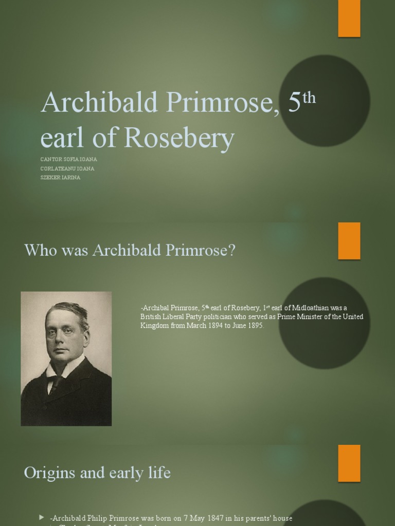 Archibald Primrose | PDF