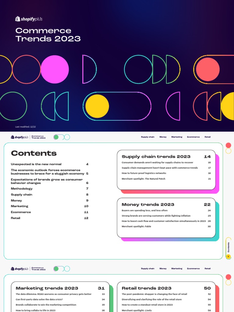 Ecommerce Trends Report 2023 | PDF | E Commerce | Supply Chain