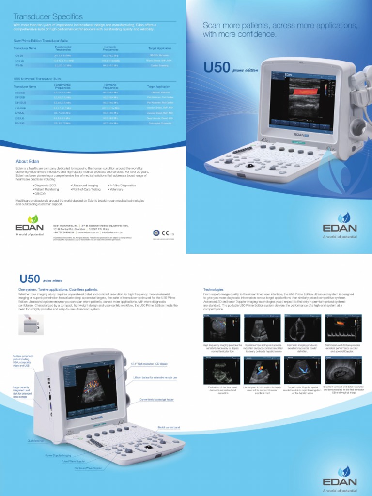 Edan U50 Brochure EN | PDF