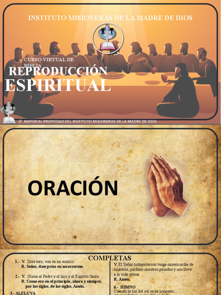 Reproducción Espiritual - Clase 5 (Oct 20) | PDF | Pecado | Oración