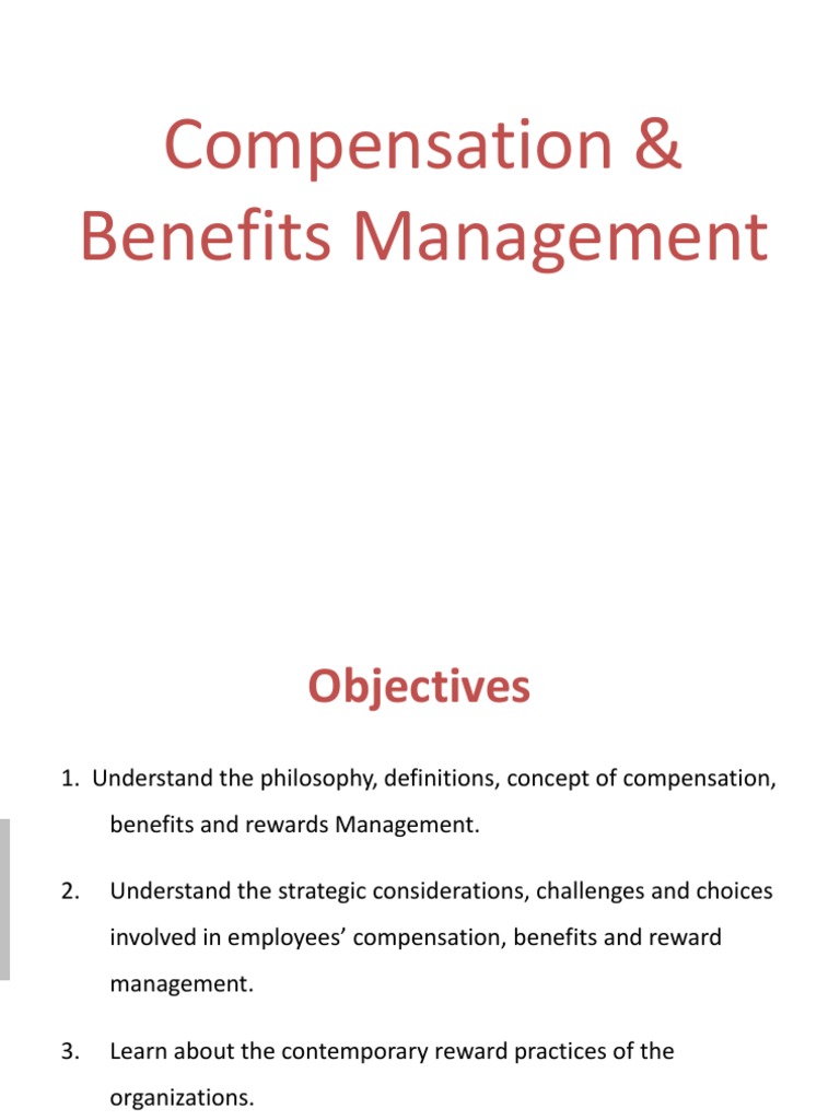 Compensation and Benefits Management. | PDF | Cost Of Living ...