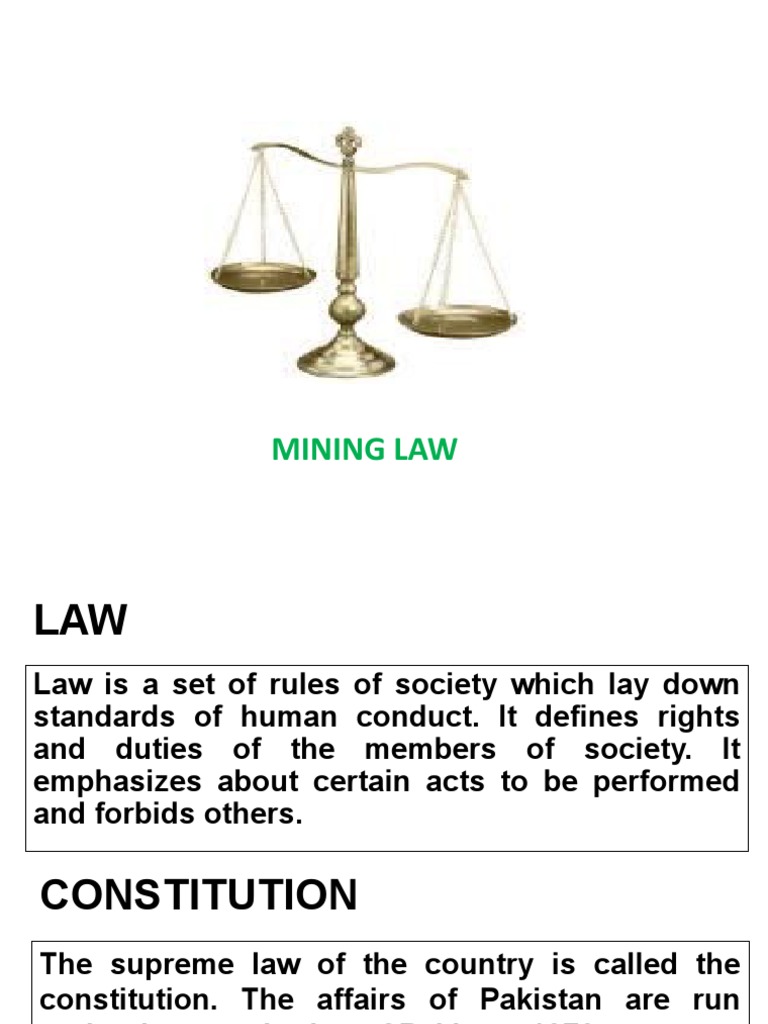 Lectures - PMC Rules 2002.pptx Version 1k | PDF | Mining | Rock (Geology)