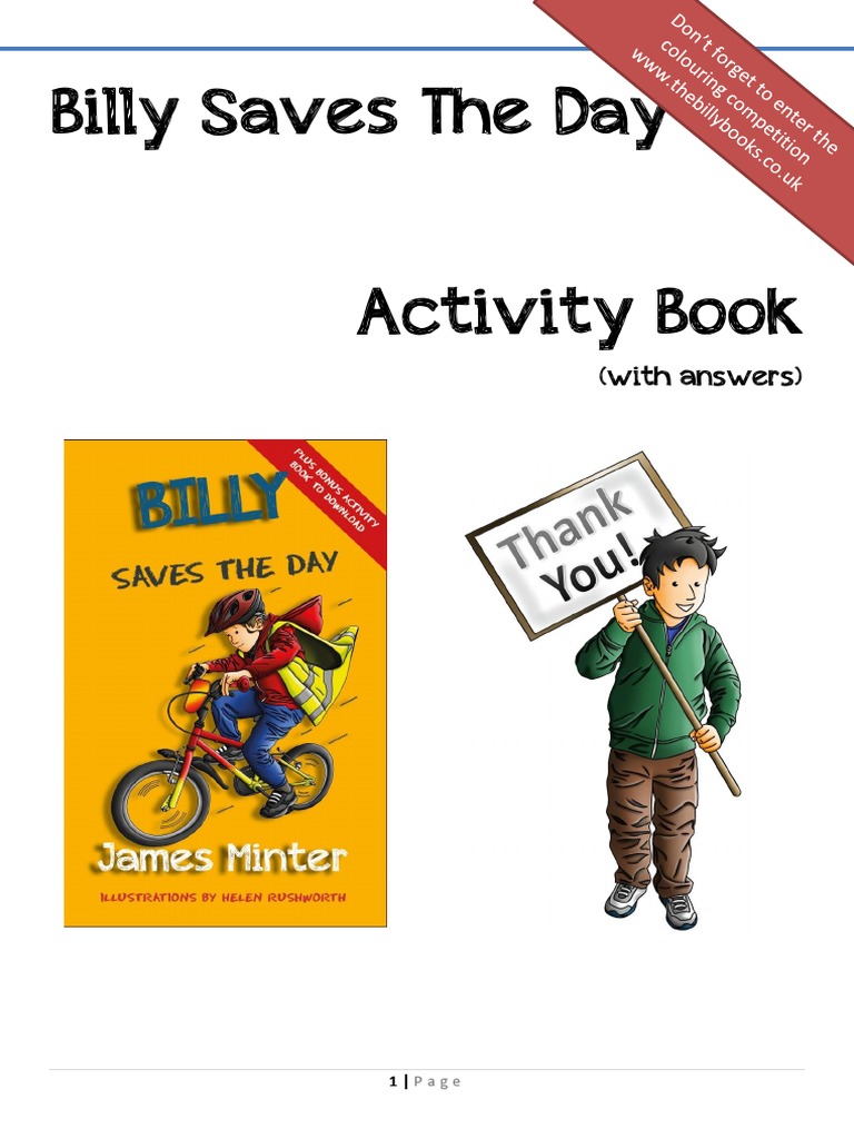 Billy Saves The Day Activity Book - James Minter | PDF | Word Search