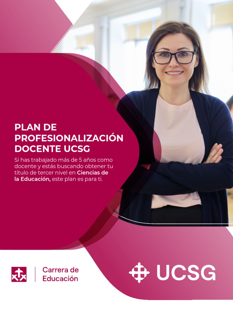 Plan de Profesionalización Docente UCSG: Obtén tu título de tercer ...