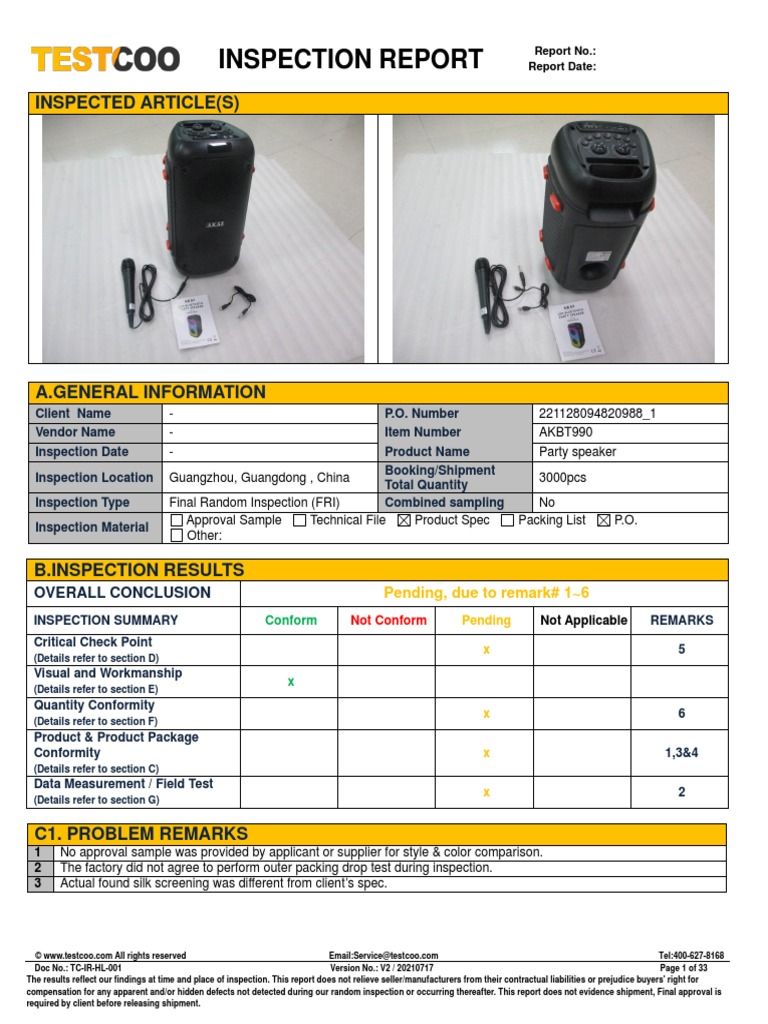 Sample Report Audio | PDF | Electrical Engineering | Electricity
