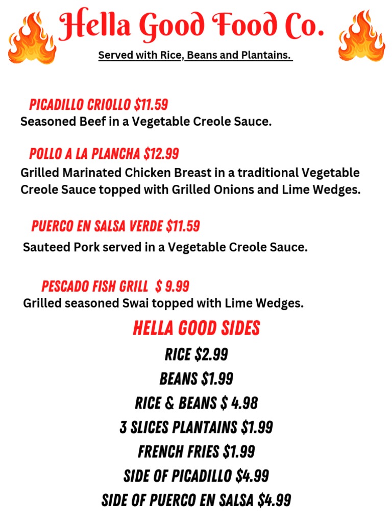 Hella Good Food Co | PDF