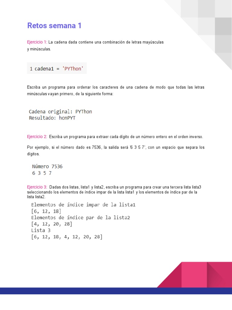 Examen Python Intermedio | PDF Examen Python Intermedio | PDF