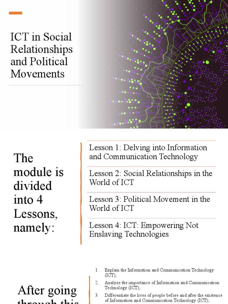 ICT's Role in Social and Political Movements | PDF | Information And ...