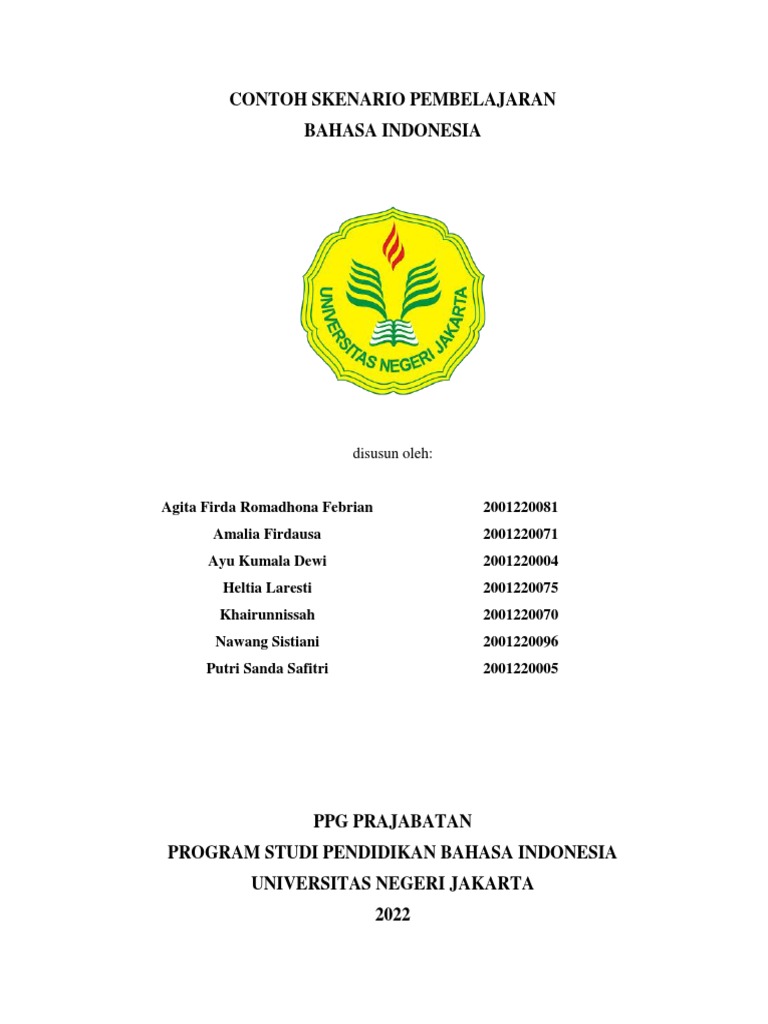 Skenario Pembelajaran Examples Nonexamples Berbicara | PDF