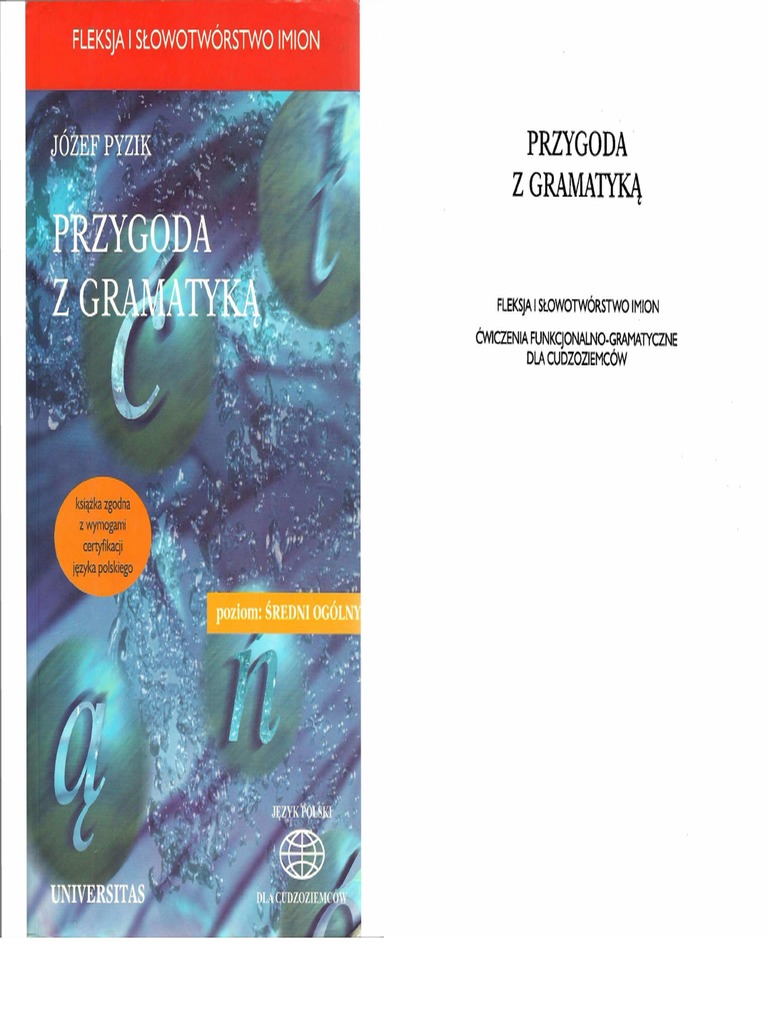 Pyzik J. - Przygoda Z Gramatyką | PDF