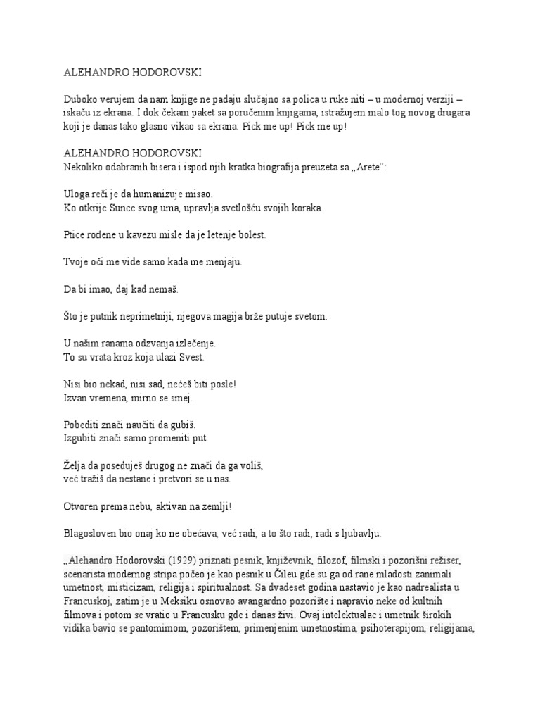 Alehandro Hodorovski | PDF