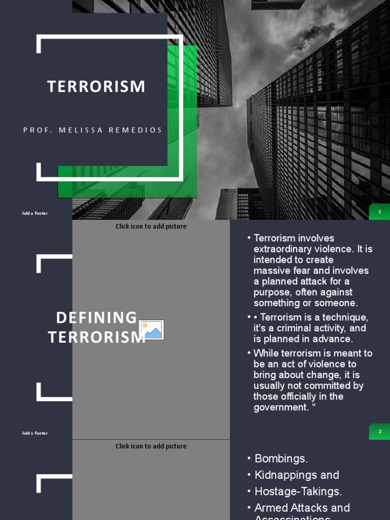 Terrorism | PDF | Violence | Fear