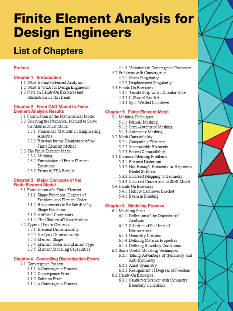 Fea For Design Engineers | PDF | Finite Element Method | Physics