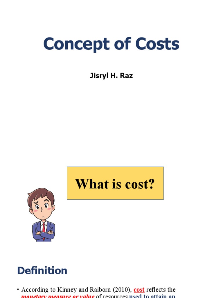 03 Lesson 2 - Cost Definition Classification and Segregation Using ... 03 Lesson 2 - Cost Definition Classification and Segregation Using ...