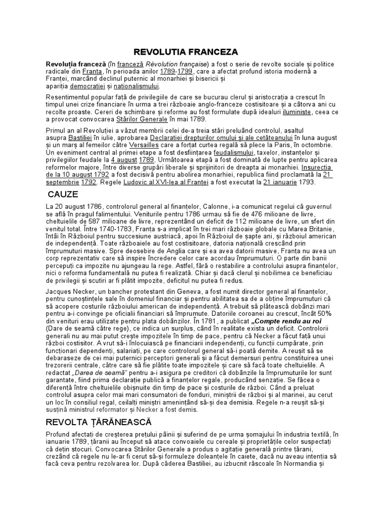 Revolutia Franceza | PDF