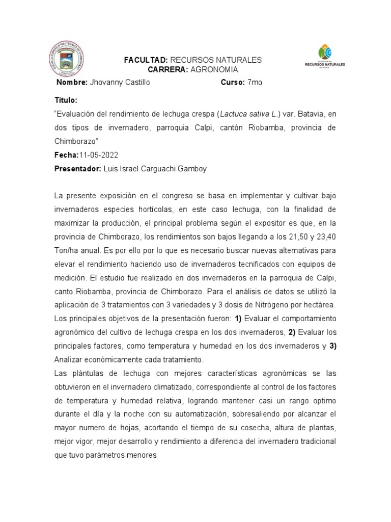 CHARLAA | PDF | Hogar, jardinería y bricolaje | Ciencia y matemáticas