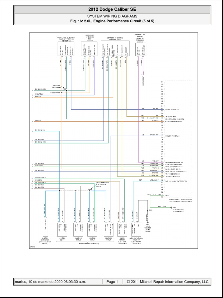 Dodge Caliber Wiring Problems