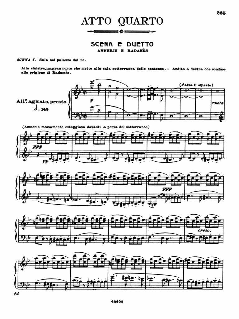 Duo Amneris Radamés | PDF
