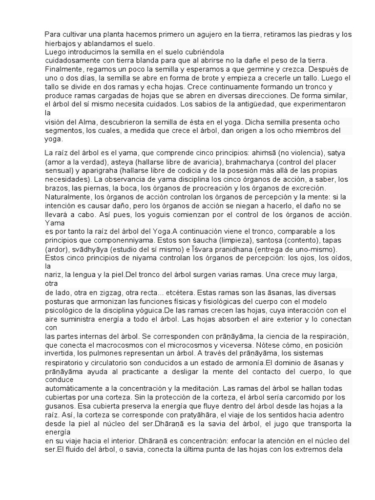 Documento | PDF | Yoga | Arboles