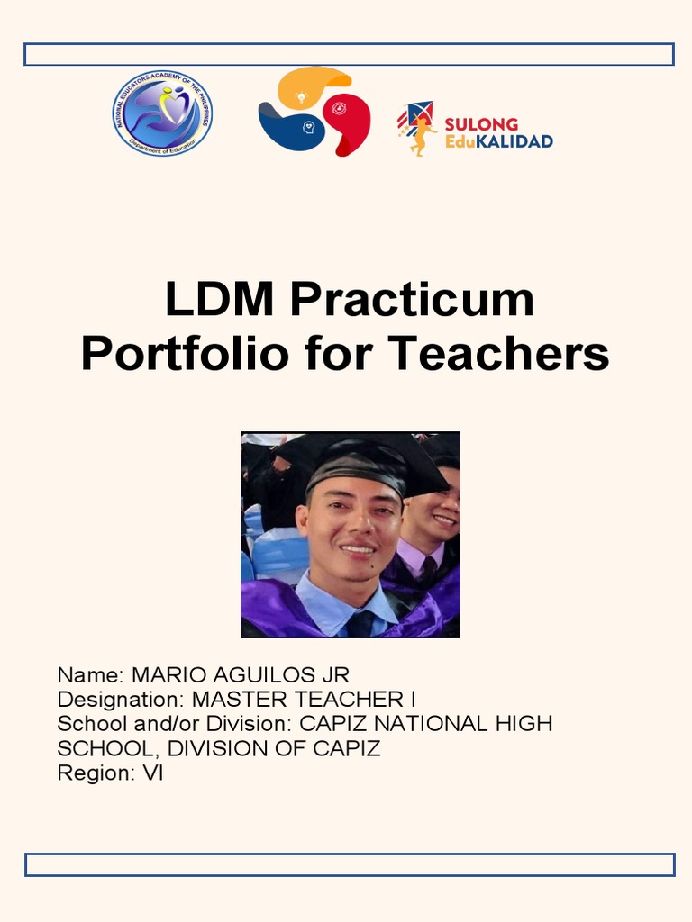Aguilos Mario Jr. G. LDM Portfolio | PDF | Learning | Educational Technology