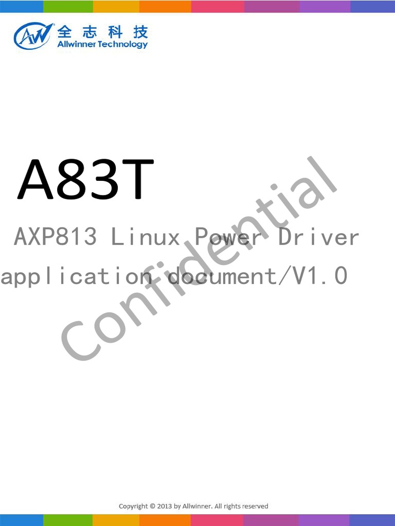 AXP813 Linux Power Driver Application Document | PDF | Power Supply ...