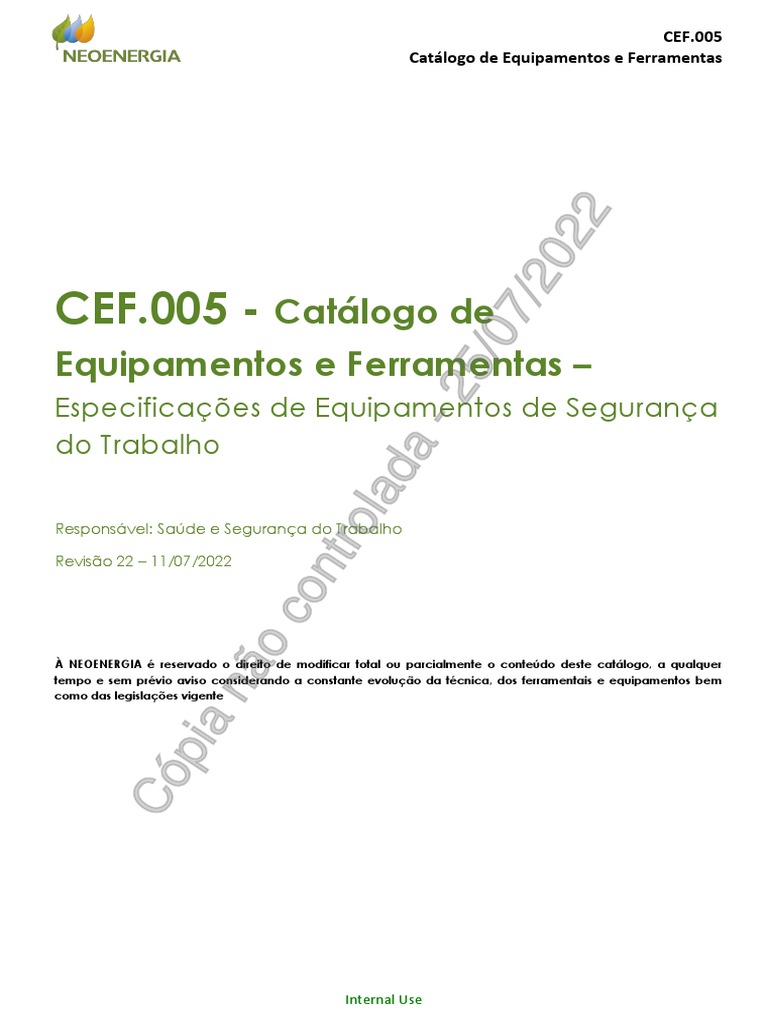 DIS-CEF-005 - 21 - DIS-CEF-005-22-Catálogo de Equipamentos e ...