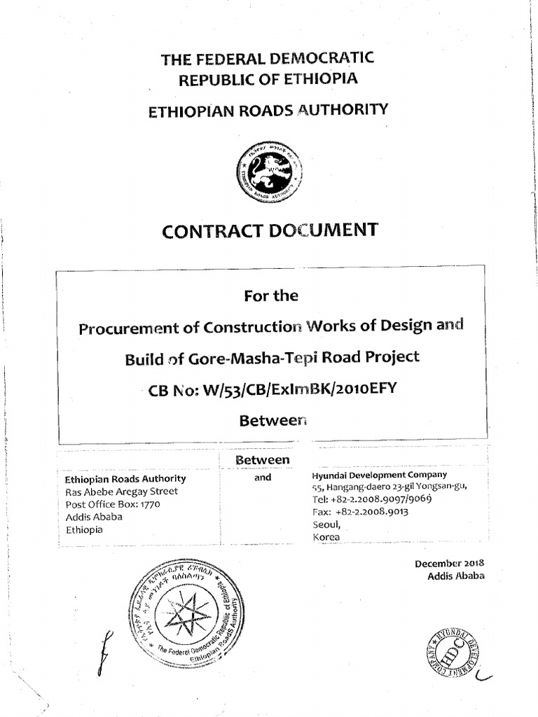 Final Contract Docment GMT | PDF