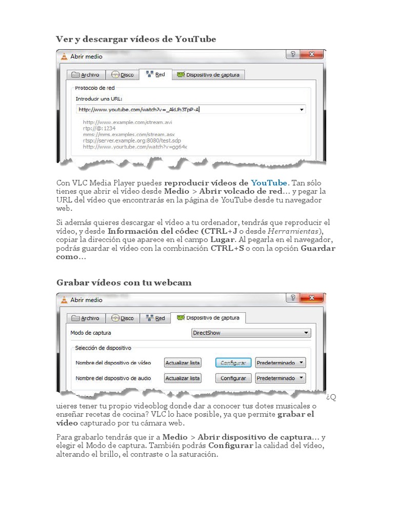 VLC Media Player | PDF | Youtube | Vídeo