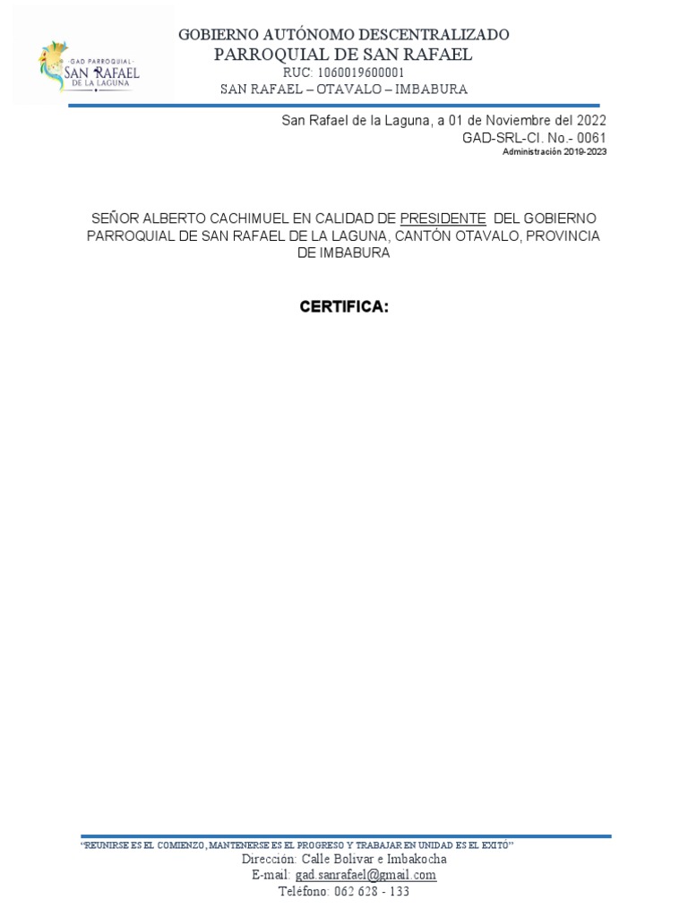 Certifica Do | PDF