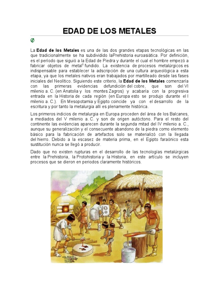 Edad de Los Metales | PDF
