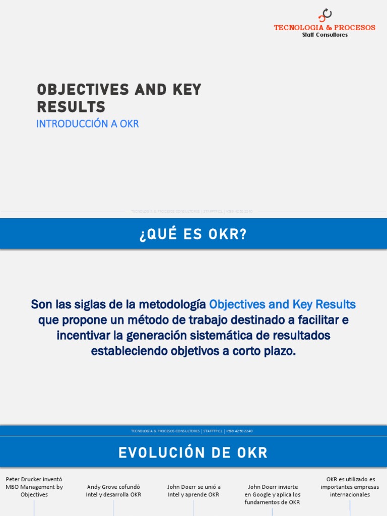 Introduccion OKR | PDF