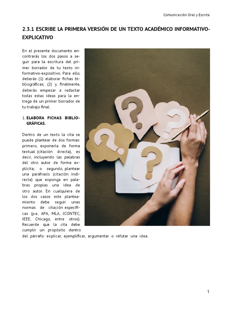 M2 - Borrador Texto Informativo | PDF | Las emociones | Autolesiones