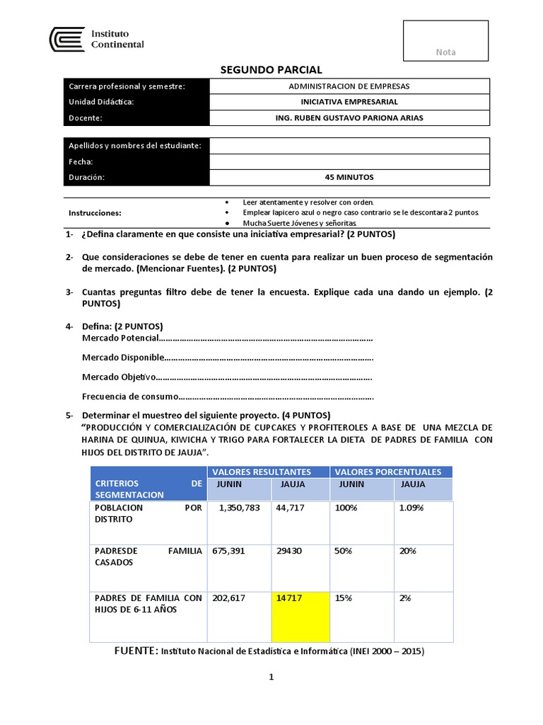 Segundo Parcial | PDF