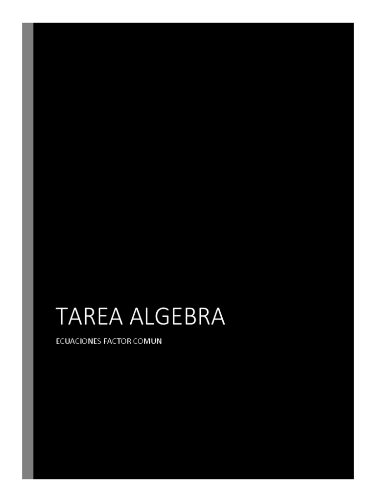 F Comun Algebra Tarea | PDF | Ajedrez