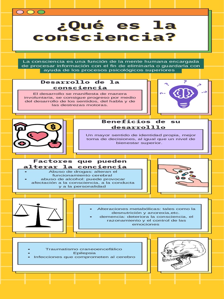 Infografía de La Consciencia | PDF